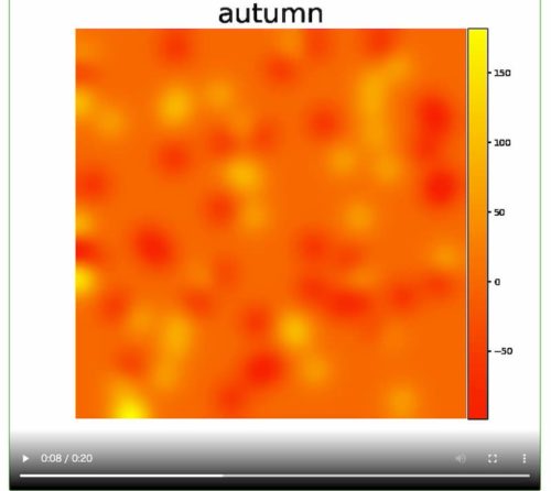 [matplotlib animation] 88. imshowでのcmap変化アニメーション – サボテンパイソン